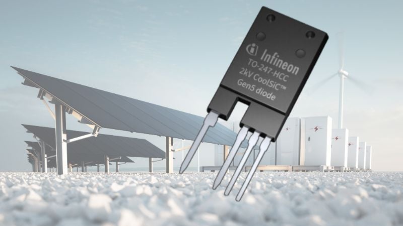Infineon and ROHM Advance Schottky Diodes for EVs and Renewables - New Products