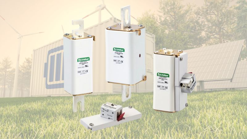 Littelfuse High-Speed Fuses Protect Battery Storage System - New Products