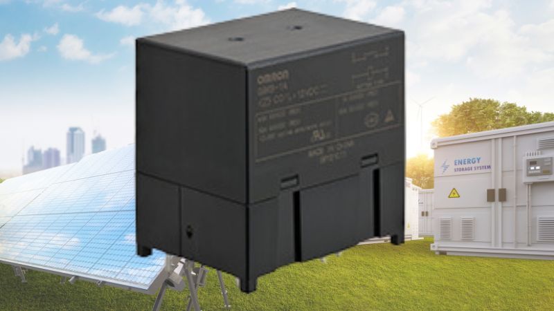 Omron Introduces High-Capacity PCB Power Relays - New Products