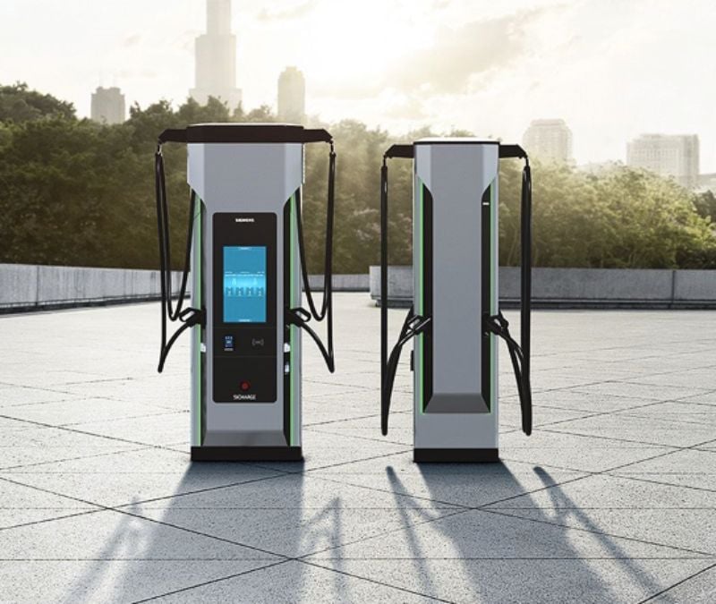 Siemens System Charges Four EVs Simultaneously - New Products