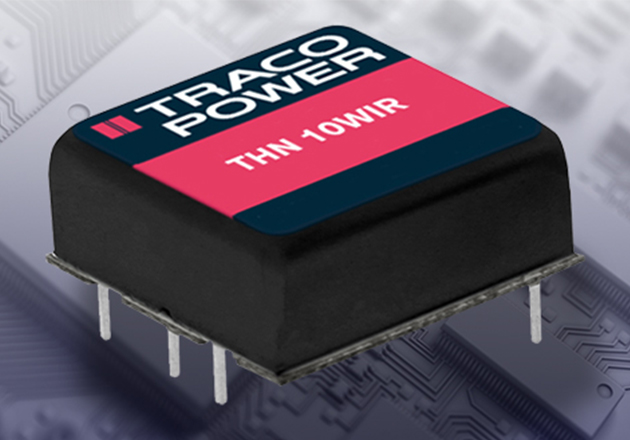 TRACO POWER Announces New THN 10 WIR 10W High-Density DC-DC Converter Series - New Products