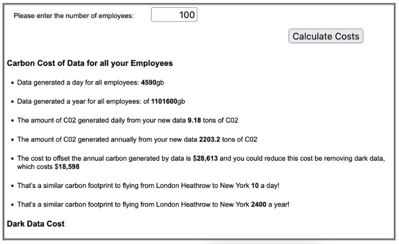 New Tool Calculates Digital Data’s Carbon Footprint - Tech Insights