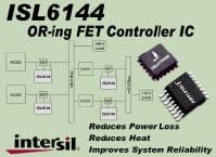 Intersil Intros ISL6144 OR-ing FET Controller IC - New Products