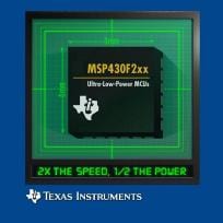 TI Debuts New MSP430F2xx Family RISC Microcontrollers - New Products