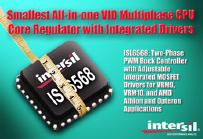 Intersil Announces ISL6568 PWM Control IC - New Products