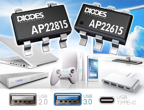 High-Side Power Switches for USB Ports from Diodes Incorporated cover ...