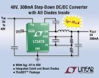 LTC Announces New LT3470 Micropower DC-DC Converter - New Products
