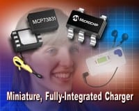 Microchip Technology Debuts MCP73831 Battery Charger - New Products