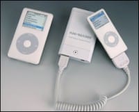 External Battery Pack Runs iPod for 20 Hours - New Industry Products