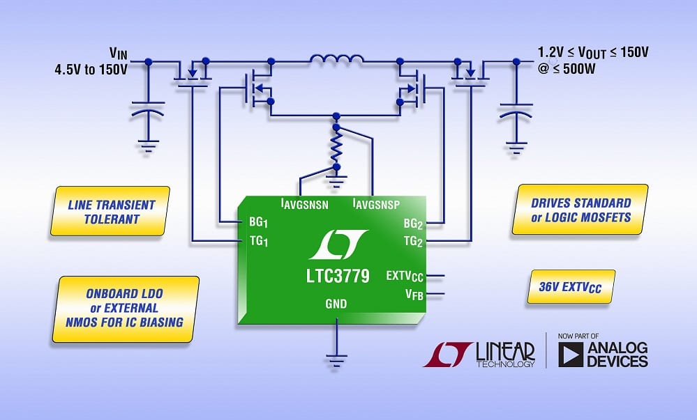 150V Synchronous Buck-Boost Controller Eliminates Surge Protection ...