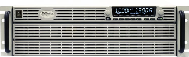 15kW Full-Rack Programmable DC Power Supply in 3U Height - New Products