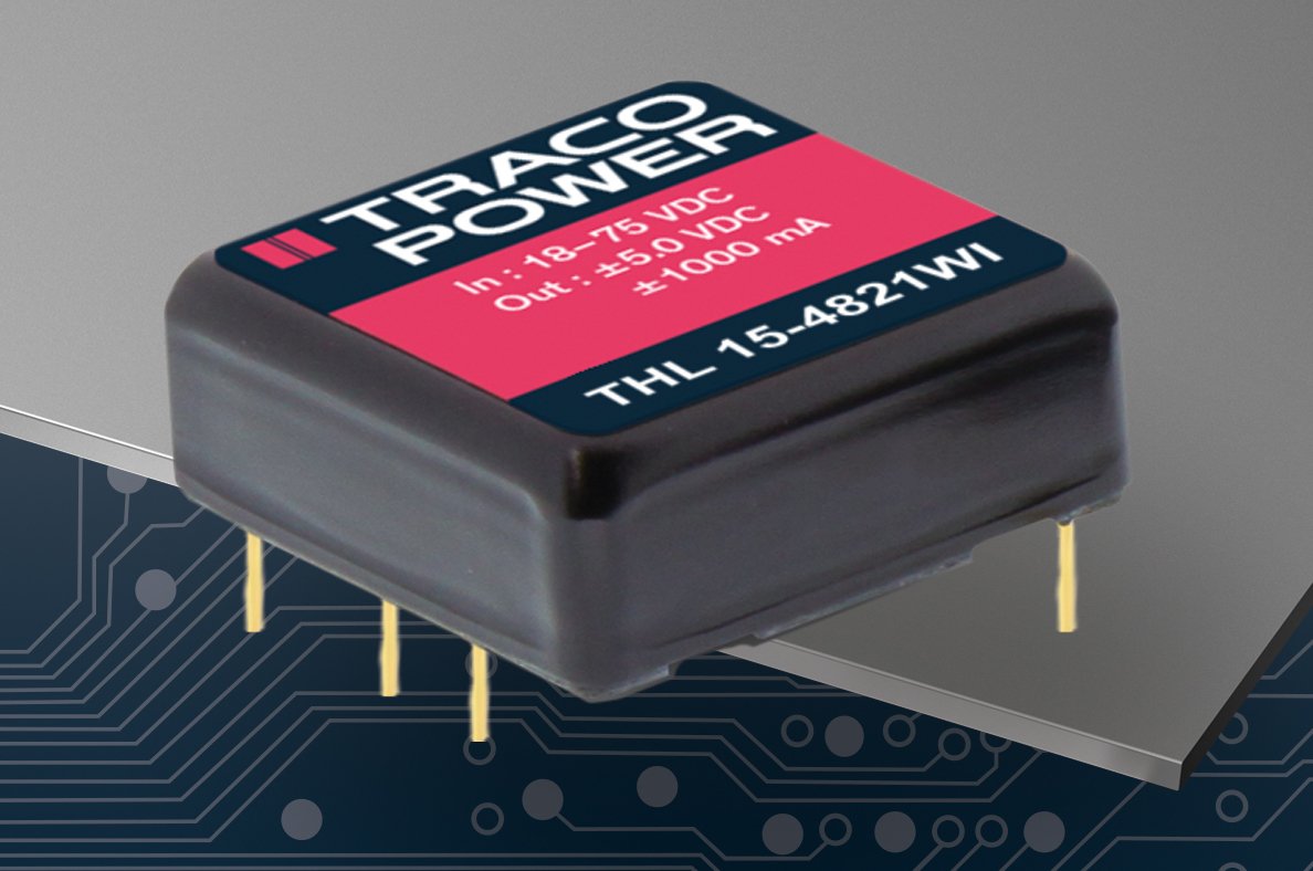 15 Watt Cost-Optimized High-Efficiency DC-DC Converters from Traco ...