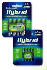 Rayovac Introduces New HYBRID™ Rechargeable Batteries - New Products