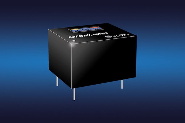 With the RAC03 RECOM Introduces Small 3W Solution - New Products