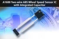 Two-Wire ABS Wheel Speed Sensor with Integrated Capacitor - New Products