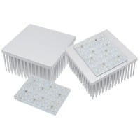 Square Cold-Forged Heatsink for 60W LED Applications - New Products