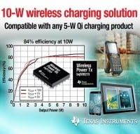 10-W Wireless Power Solution Charges Faster and Cooler - New Products