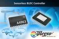 Sensorless BLDC Controller - New Products