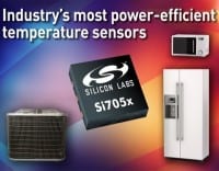 Ultra-Low-Power Temperature Sensors - New Products