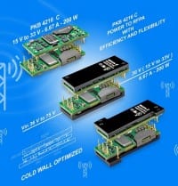 200W Eighth Bricks with Ultra-Wide Output Voltage Range - New Products