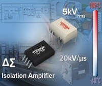 High Accuracy Optical Analog Isolation Amplifiers - New Products