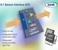 Analog Front End Simplifies Sensor Conditioning - New Products
