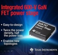 600-V GaN FET Power Stage - New Products
