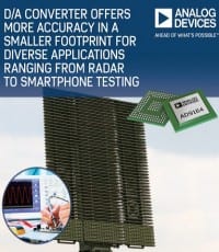 D/A Converter Offers More Accuracy in a Smaller Footprint - New Products