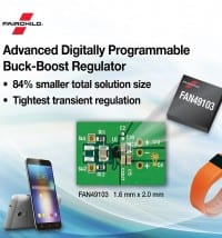 Digitally-Programmable Buck-Boost for Mobile Devices - New Products