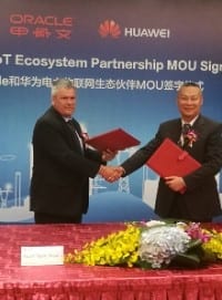 Huawei and Oracle Pen Power IoT Ecosystem Partnership MOU - News