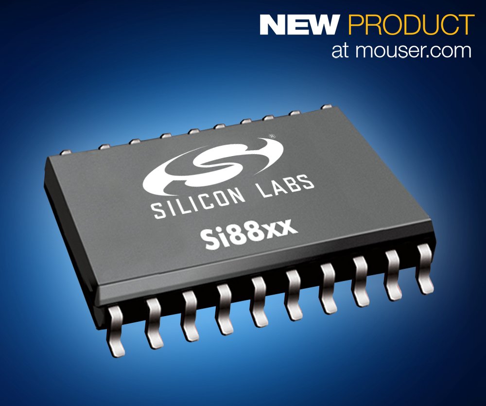 Dual Isolation plus DC-DC Converter Si88x2x Now at Mouser Electronics ...