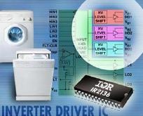 IR Debuts IR2136 Family of Inverter-Driver ICs - New Products