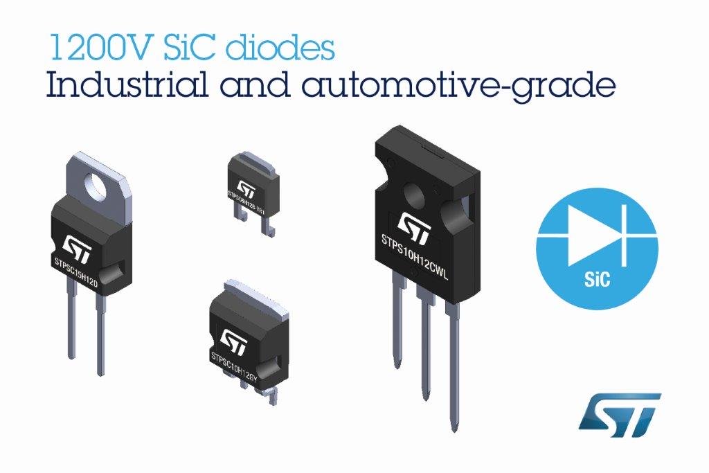 1200V Silicon-Carbide Diodes Deliver Superior Efficiency - New Products