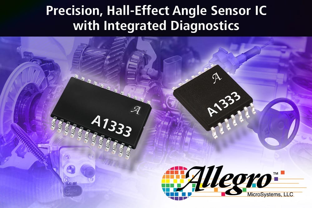 0° to 360° Angle Sensor ICs with 15µs Response Time - New Products