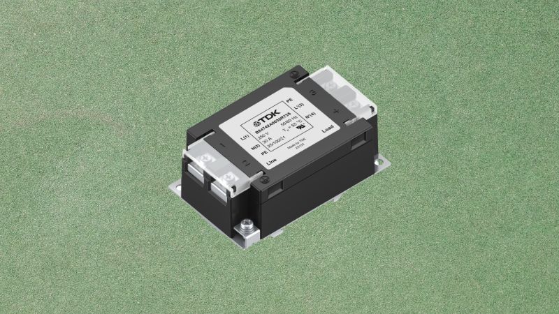 TDK’s Single-Phase EMI Filters Target Conducted Emissions - New Products