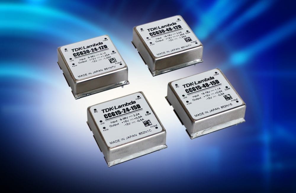 Dual-Output 15W and 30W 1” x 1” DC-DC Converters with 4:1 Inputs - New ...
