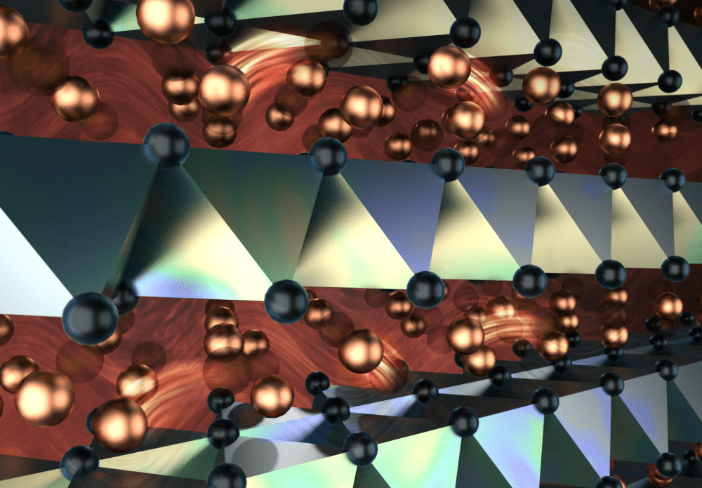 Copper Ions Flow Like Liquid Through Crystalline Structures - News