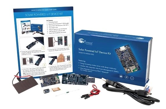 Solar-Powered Bluetooth Low Energy IoT Device Development Kit - News