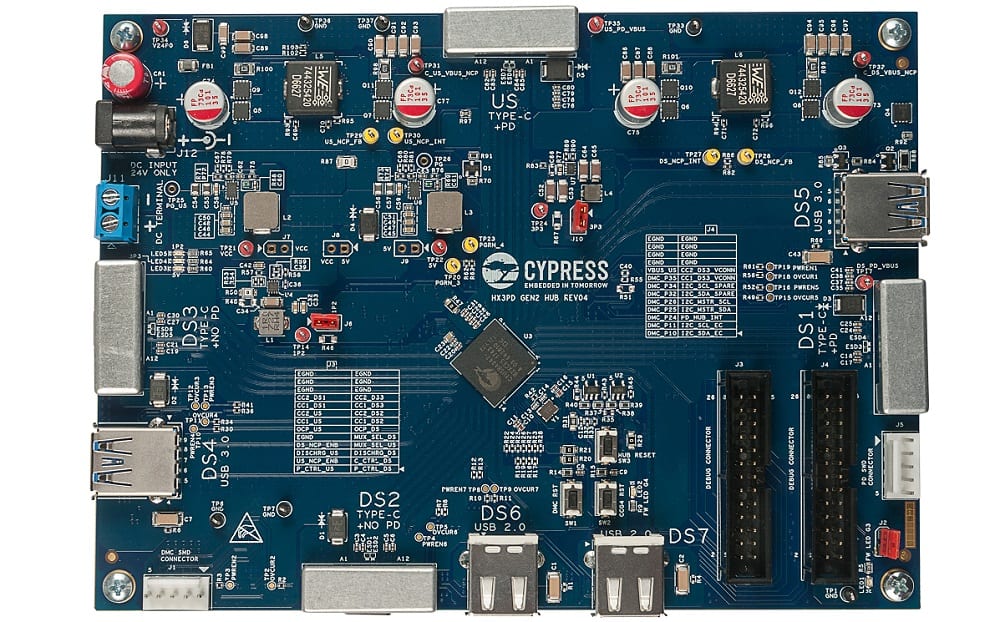 7-port USB-C Hub Controller with USB Power Delivery - New Products