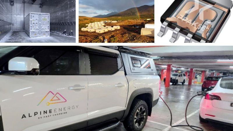 Briefs: Mobile EV Charging, Battery Testing, Anodes, and MOSFETs - News