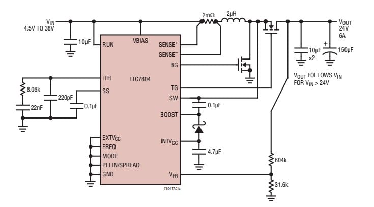 Low Quiescent Current Synchronous Boost Controller - New Products