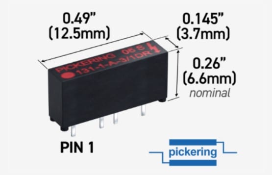 Pickering Electronics Launches Smallest 1500V Reed Relays - New Products
