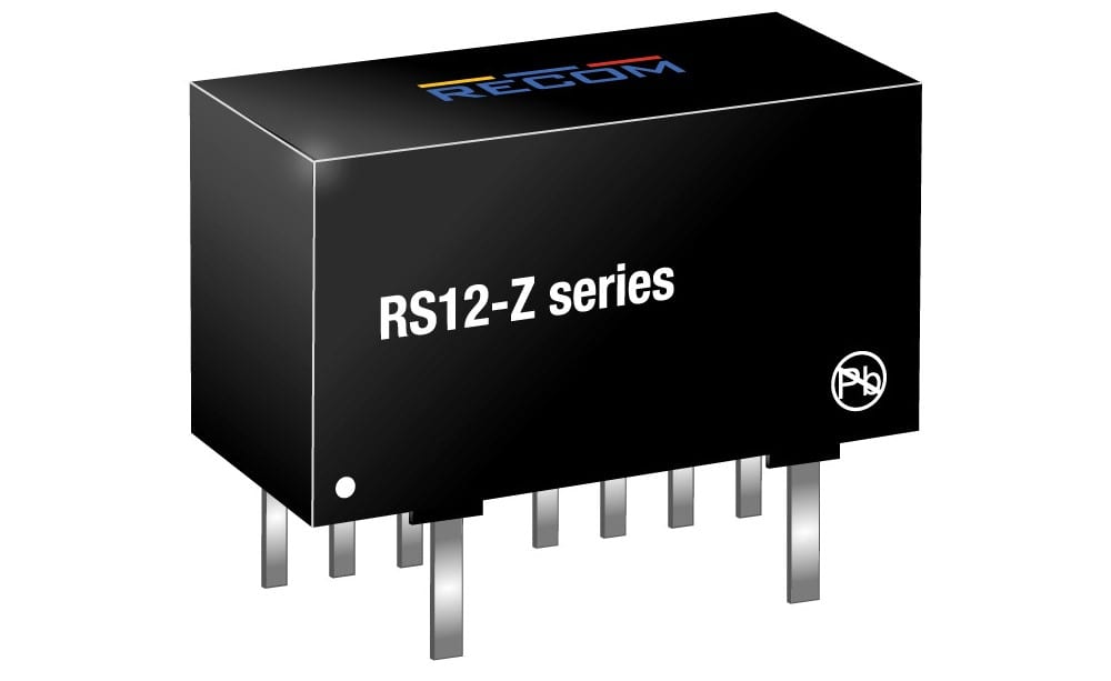 4:1 Input Isolated DC-DC Converters Deliver 12W in a SIP-8 Package ...