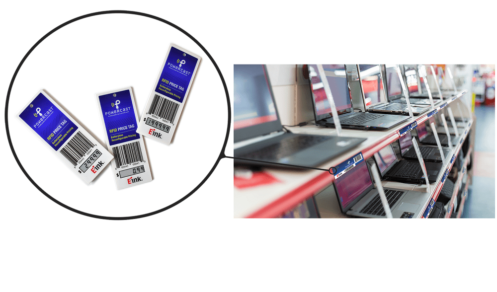 RF-to-DC-Powered Batteryless Electronic UHF Retail Price Tags - News