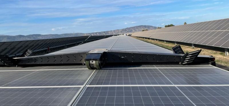 This Autonomous Robot Uses Solar Power To Clean Solar Panels - New Products