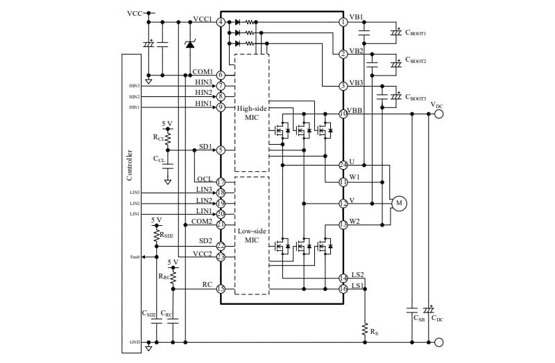 500V 3-Phase Motor Driver ICs Rated from 1A to 3.5A - New Products
