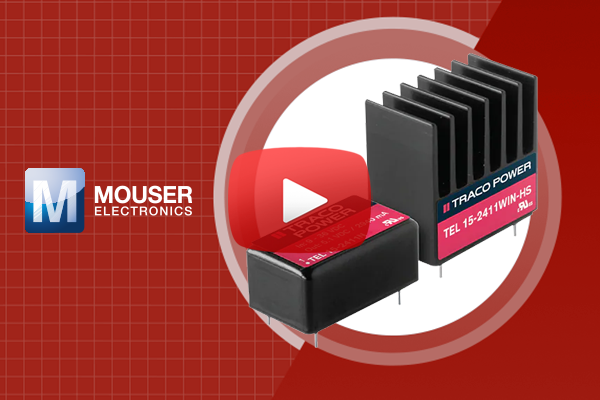 TRACO POWER TEL 15N & TEL 15WIN Converters - New Product Brief | Mouser Electronics - Industry ...