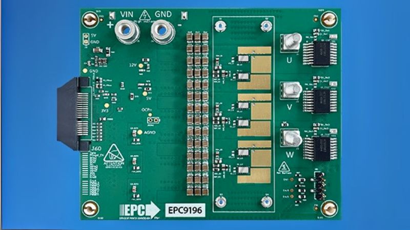 EPC Intros GaN 3-Phase Motor Drive Inverter Eval Board - New Products