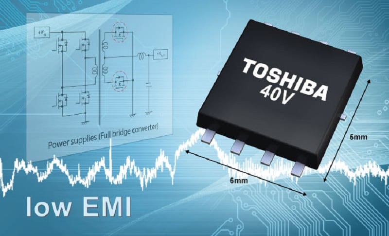 Ultra-Compact 40V Trench FETs for Low EMI Designs - New Products