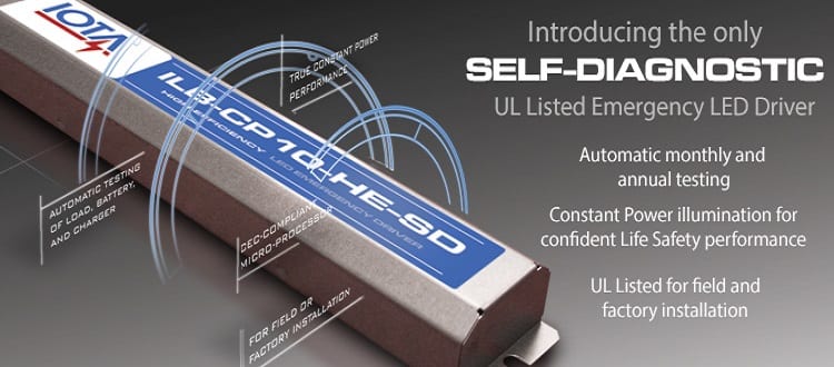UL-Listed Self-Testing Emergency LED Driver - New Products